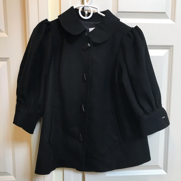Julie Haus | Jackets & Coats | Julie Haus Black Wool Coat | Poshmark